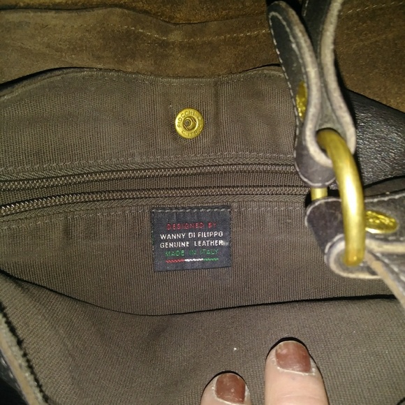 IL BISONTE | Bags | Authentic Il Bisonte Italian Messenger Bag Brown ...